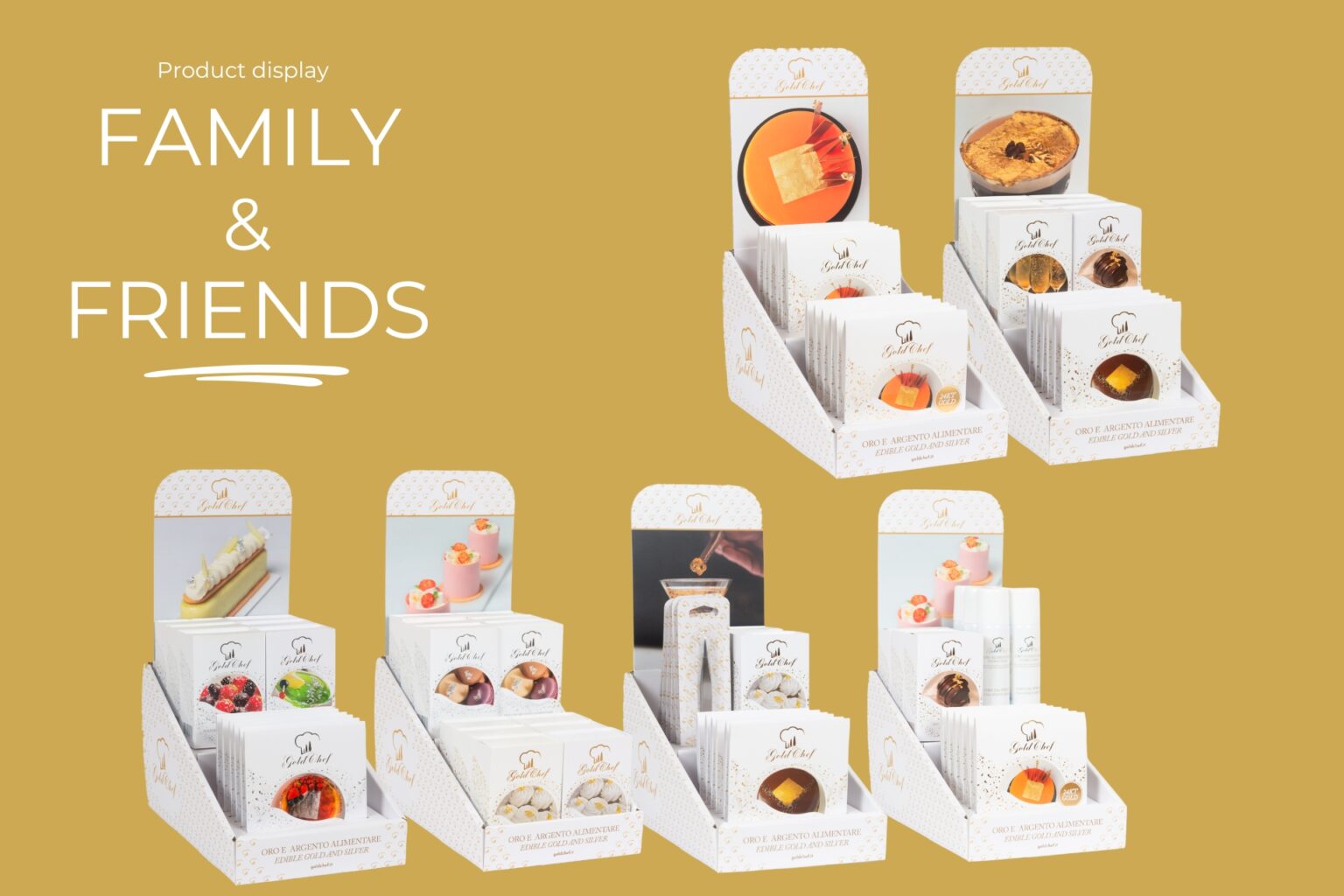 New Gold Chef displays | Gold Chef Manetti