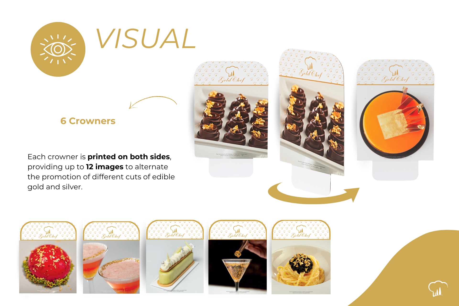 New Gold Chef displays | Gold Chef Manetti