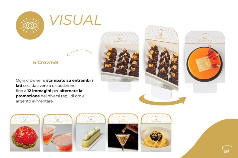 Nuovi espositori Gold Chef | Oro alimentare | Gold Chef Manetti